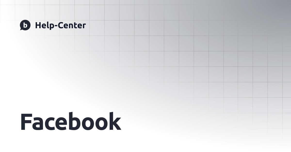 Facebook | Help-Center